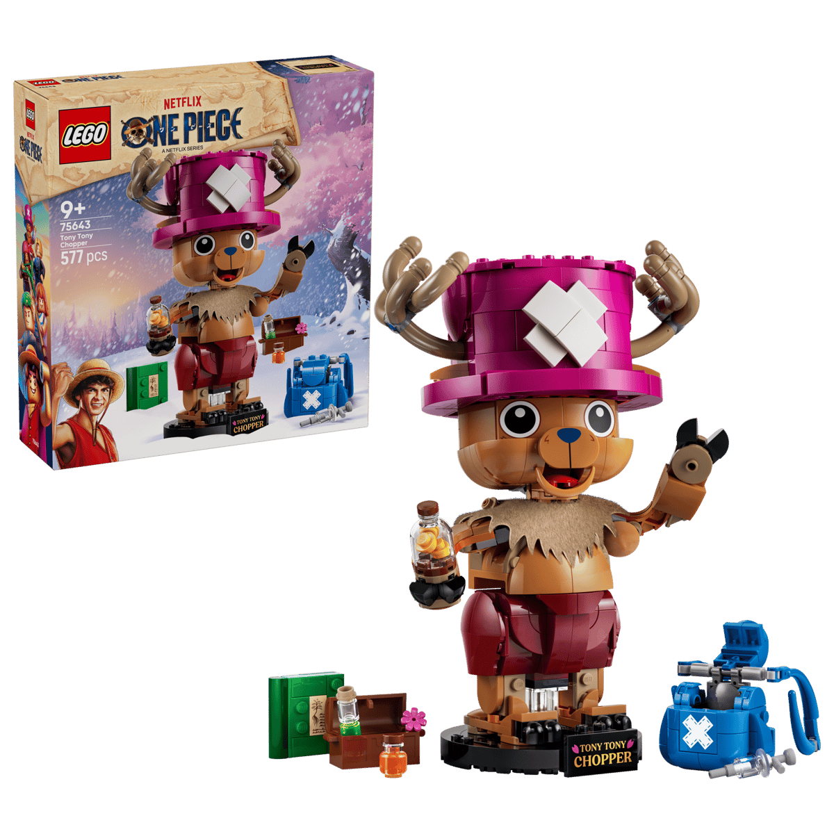 Конструктор LEGO ONE PIECE Тони Тони Чоппер 75643, 577 деталей, от 9 лет