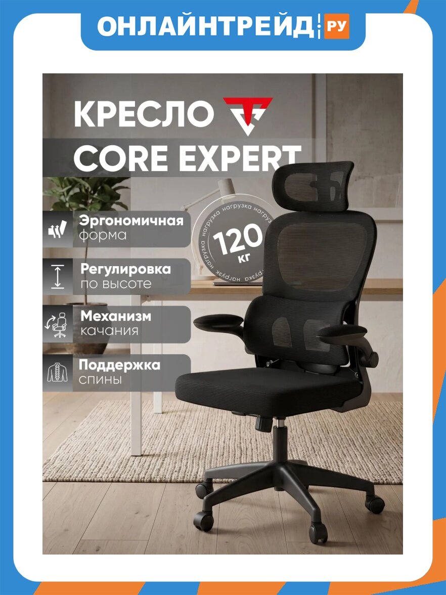 Кресло офисное Stool Group TopChairs Core Expert, черный