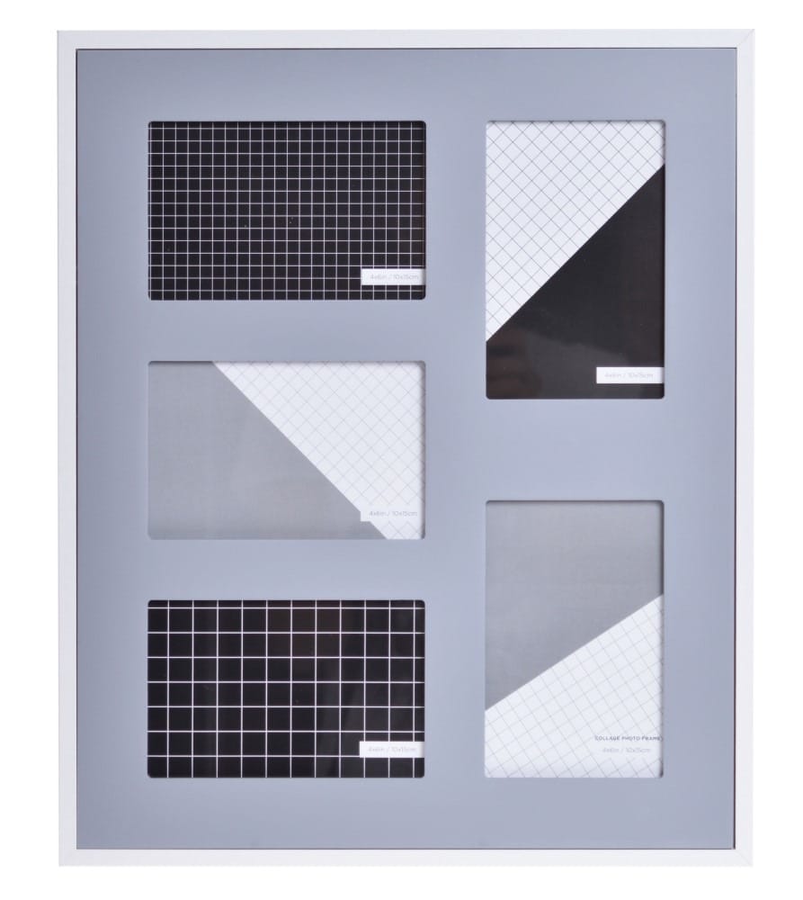 Фоторамка Ewax Мультирамка на 5 фото, 10x15, 35x42x4 см