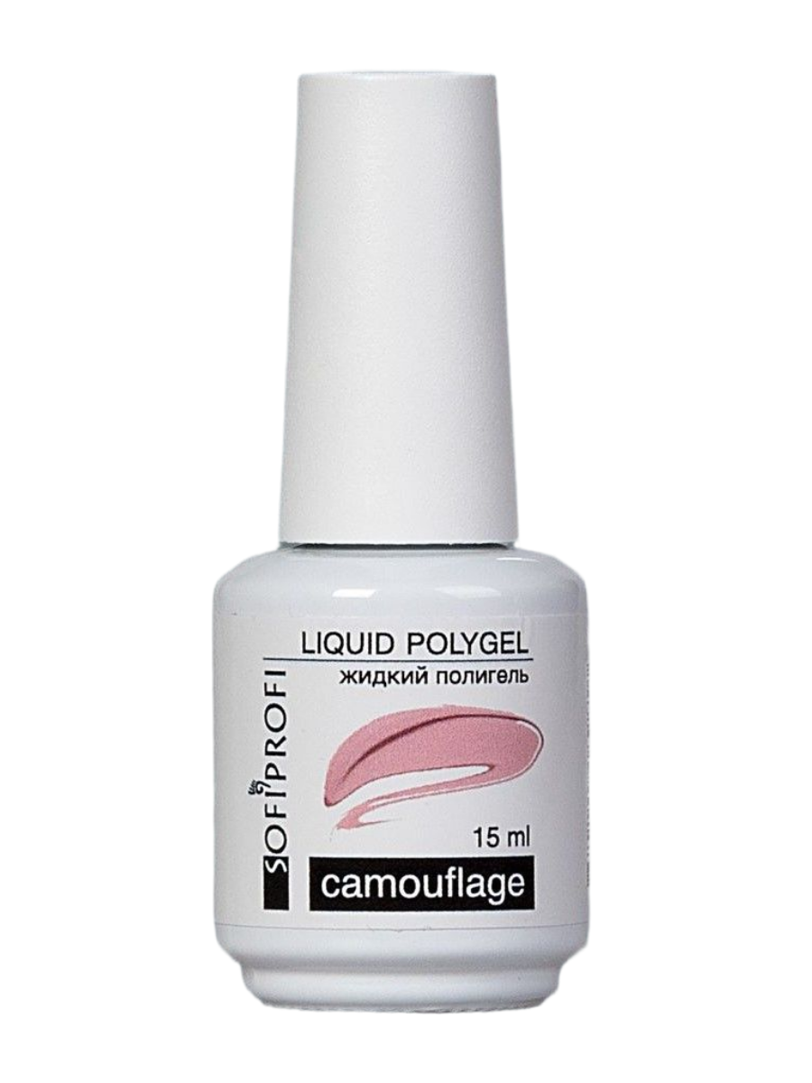 Полигель для наращивания и укрепления ногтей Тон 04 Sofiprofi Liquid Polygel Tone 04, 15 мл