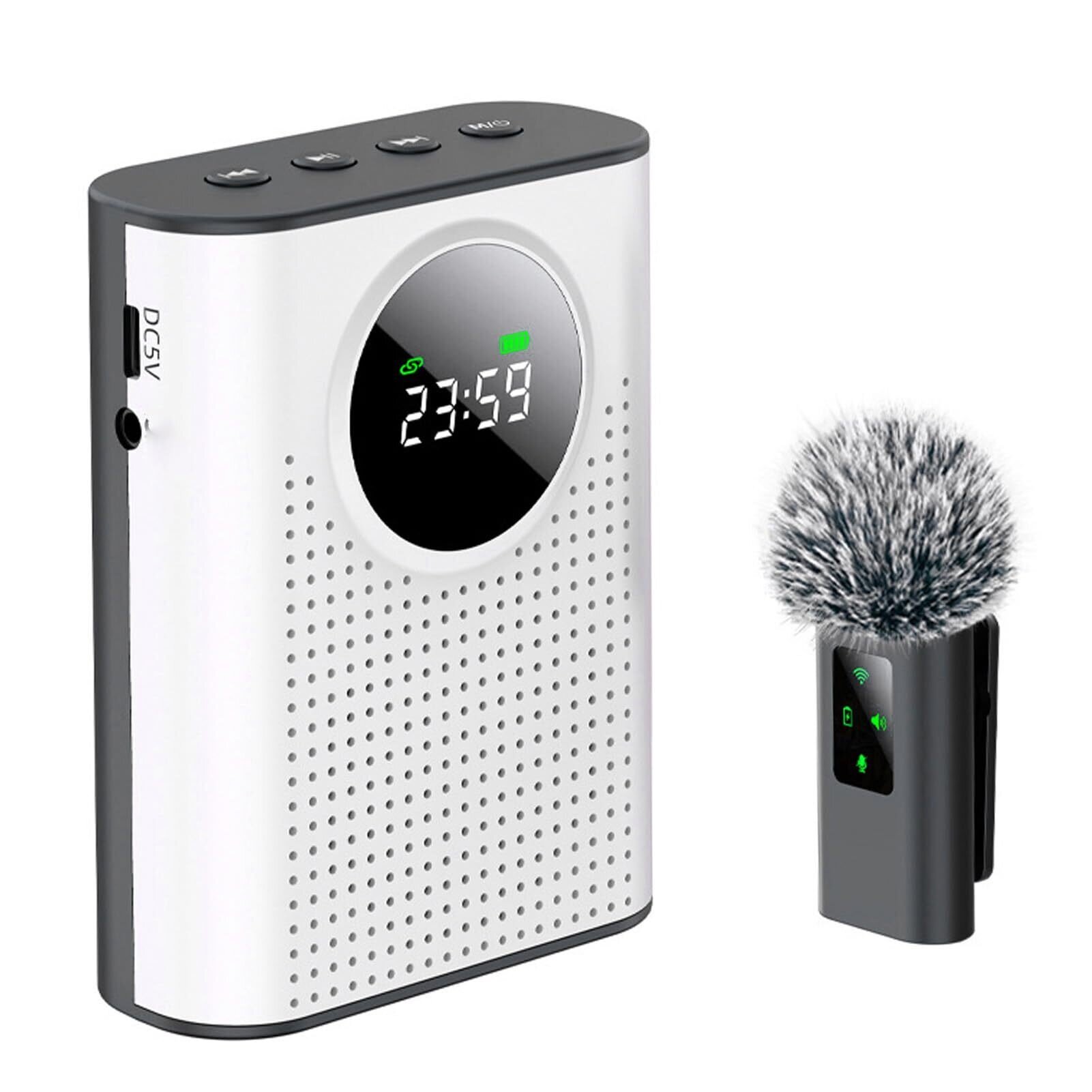 Усилитель голоса LEVENHUK, магнитный микрофон, беспроводное подключение, 2.4 ГГц