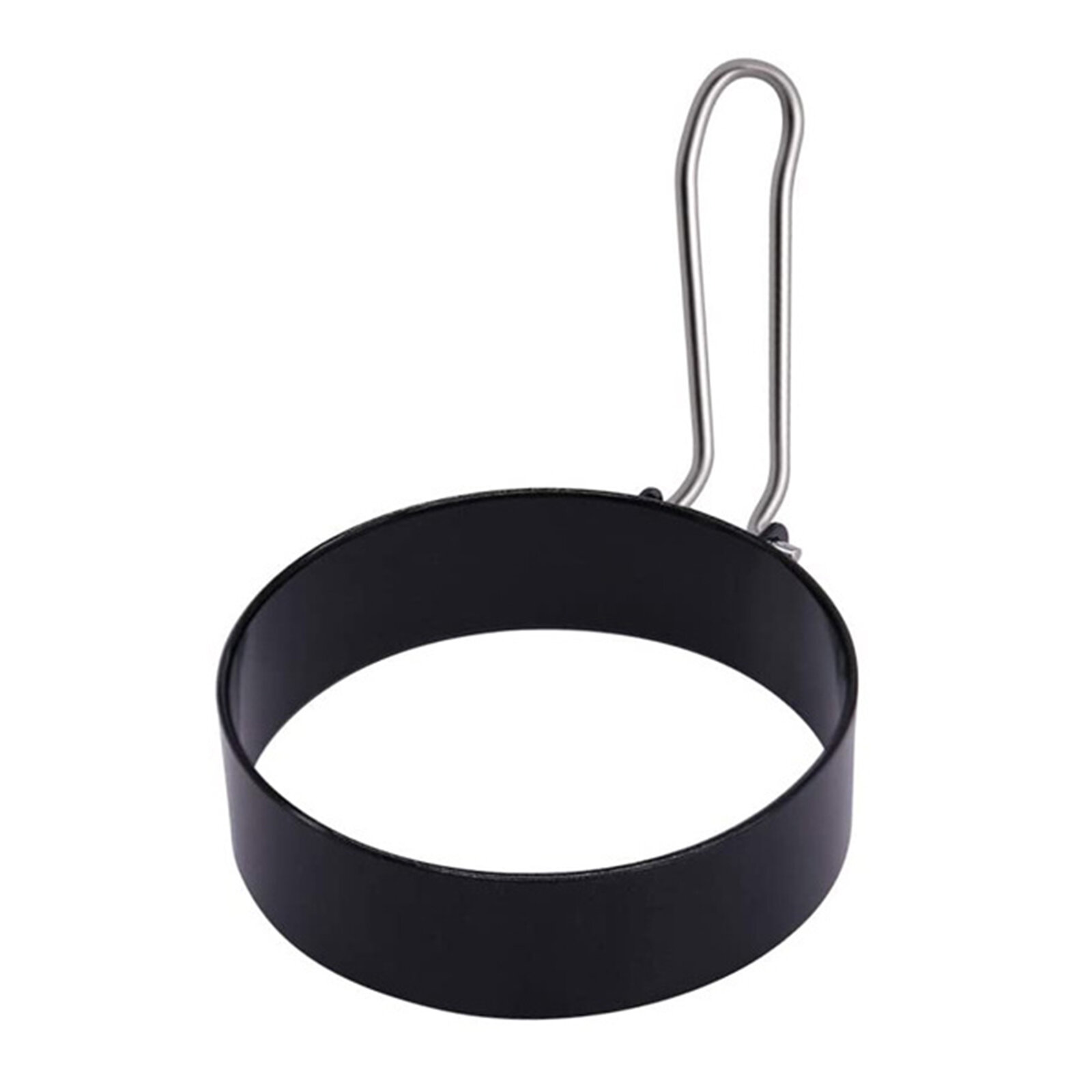 Кольцо для яиц Круглое кухонное устройство для приготовления яиц из нержавеющей стали антипригарное металлическое кольцо-формовка инструмент для приготовления жареных яиц сэндвичей МакМаффин яичных моделей размер 9*2см ручка 5.8см 1шт