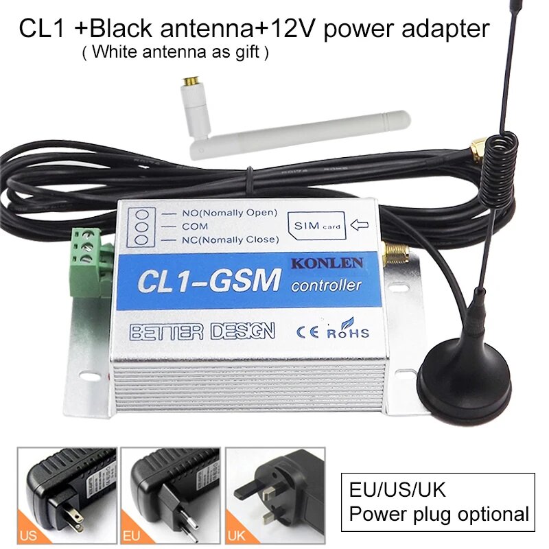 KONLEN CL1 CL4 GSM релейный контроллер CL1 Black Antenna