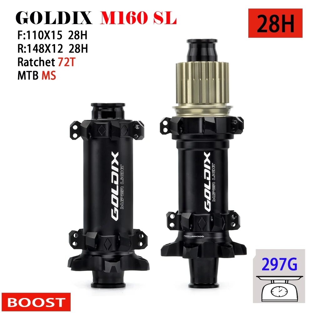 GOLDIX M160 Втулка 28 отверстий A pair 6-bolt 28 MS