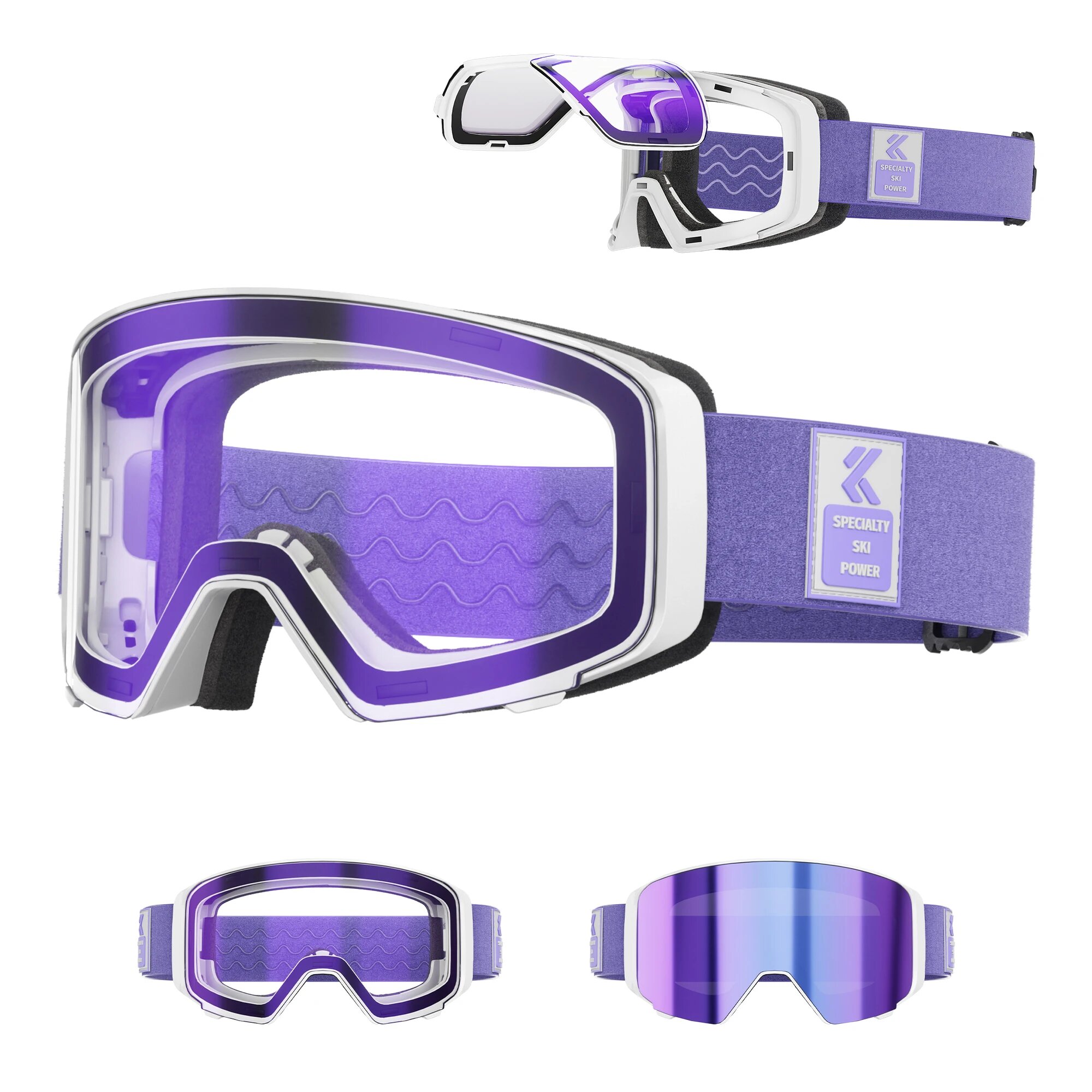 KAPVOE лыжные очки Photochromic-04