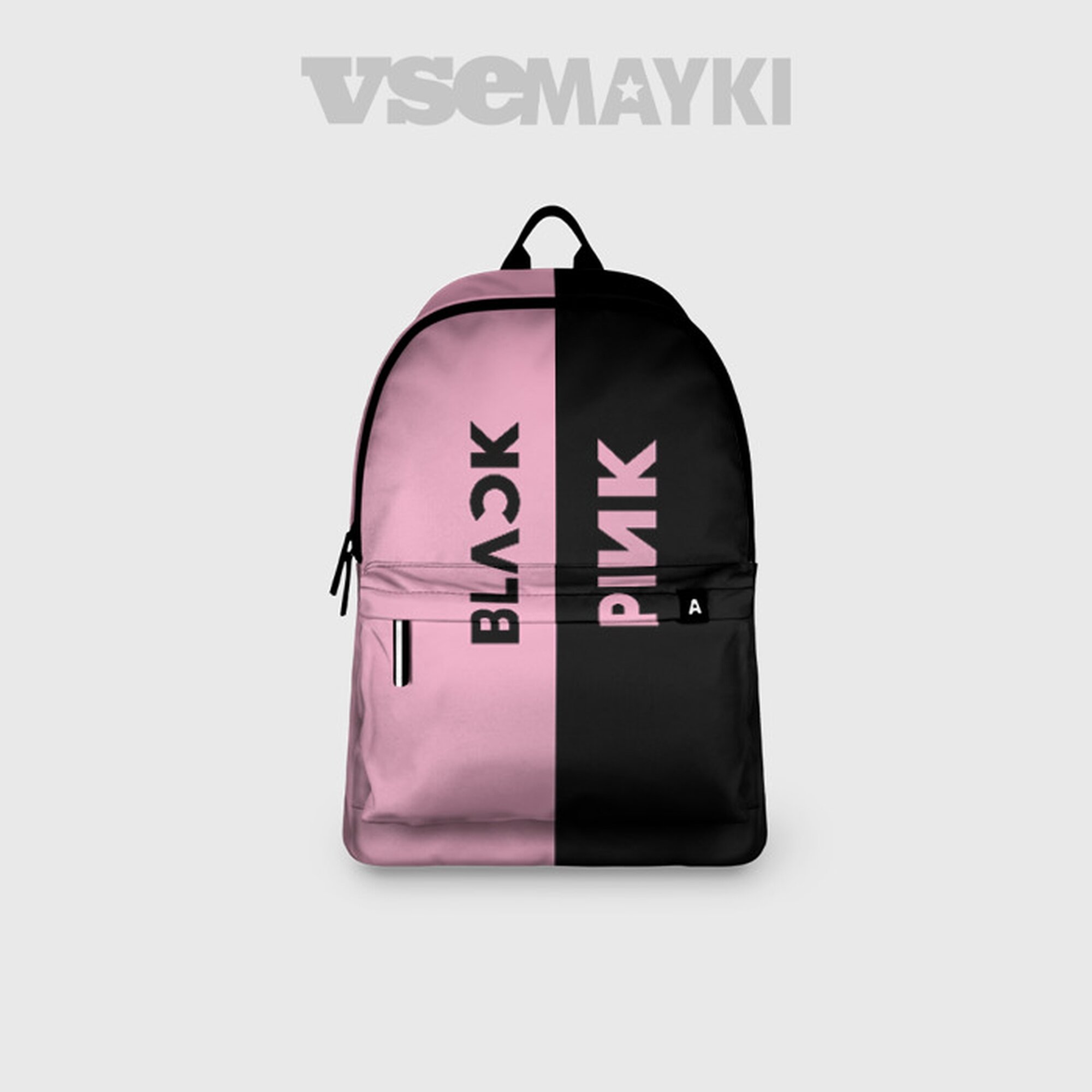 Рюкзак VseMayki с принтом Blackpink, унисекс, One size, белый