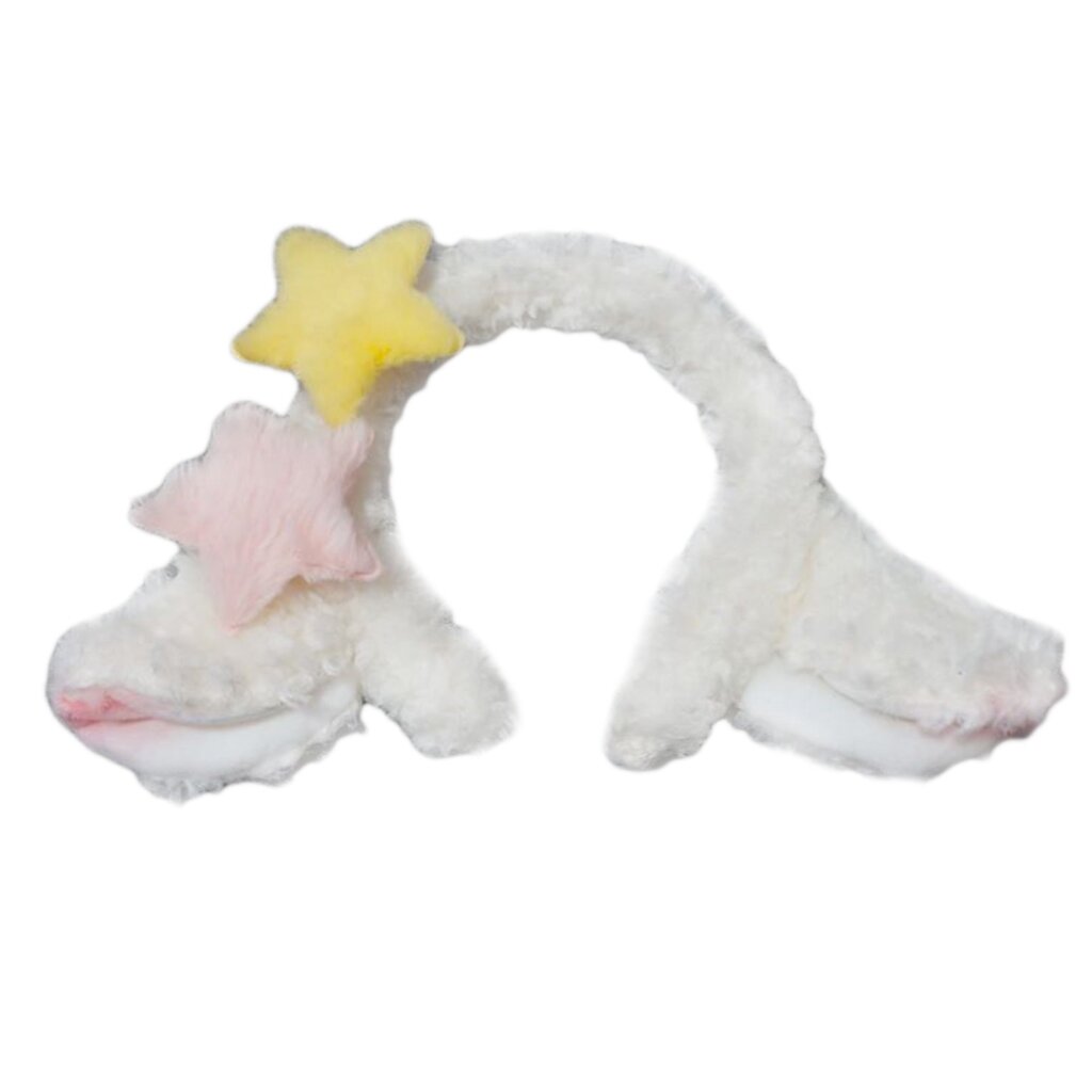 Fluffy Lamb Lolita Hair Hoop Lovely Star Headdress Washing Face Headband