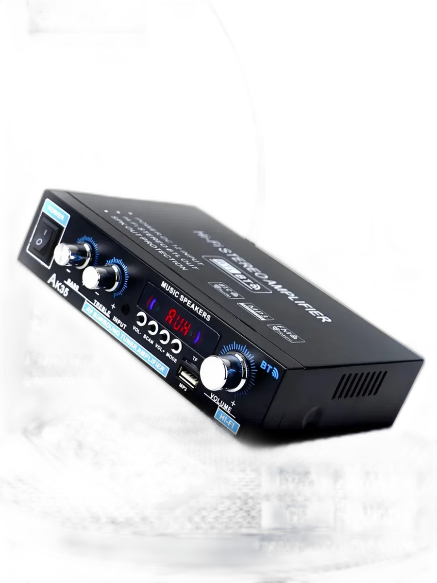 Усилитель звука с bluetooth YF-AK35 black