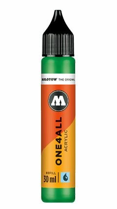 Акриловая заправка - краска Molotow One4all 693256 Зеленый клевер #256 30 мл
