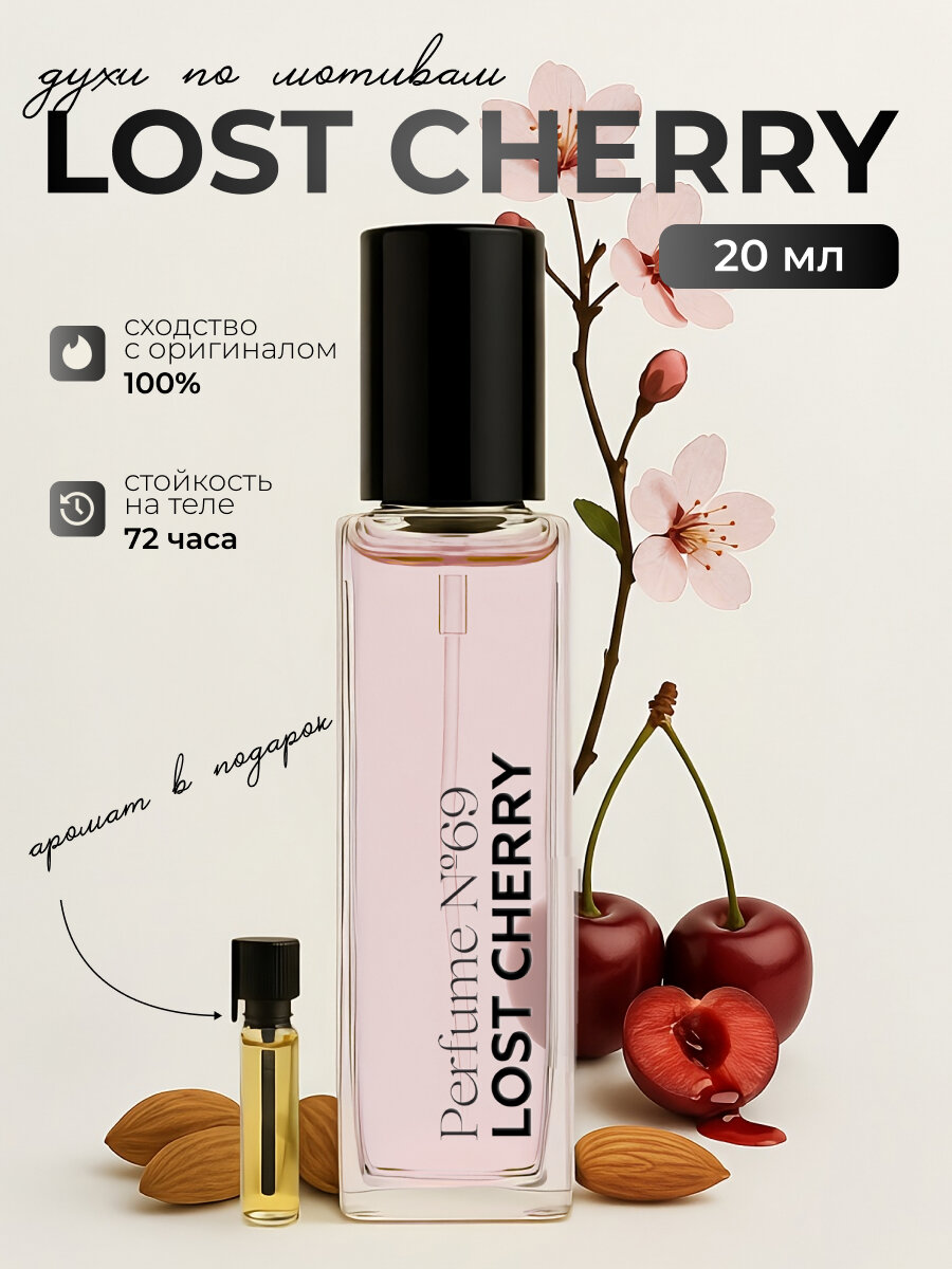 Духи стойкие по мотивам Lost Cherry Лост Черри + подарок 1 мл другого аромата, 20 мл
