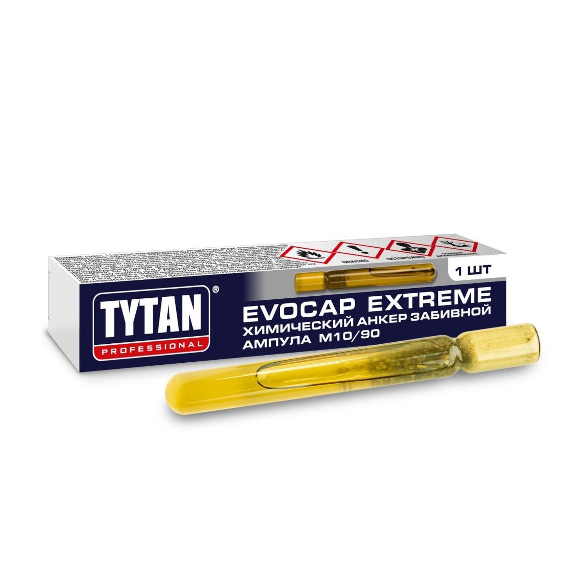 Tytan Professional Evocap Extreme M10/90 Анкер химический забивной, ампула