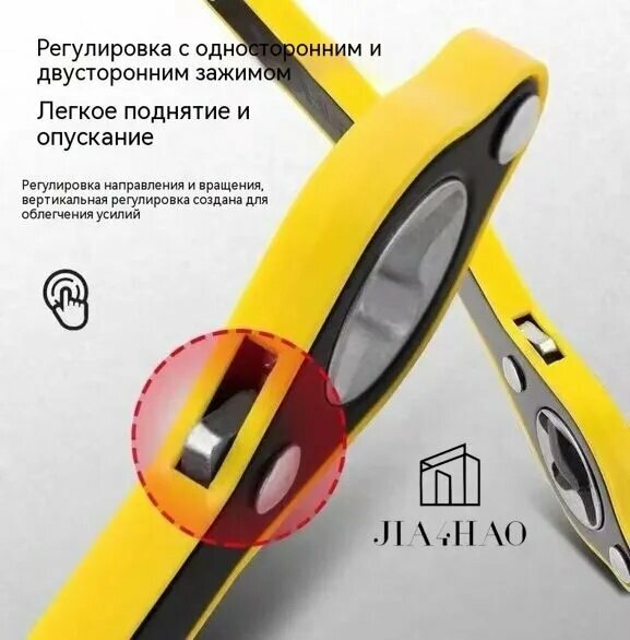 Домкрат автомобильный Реечный, нагрузка до 1 т
