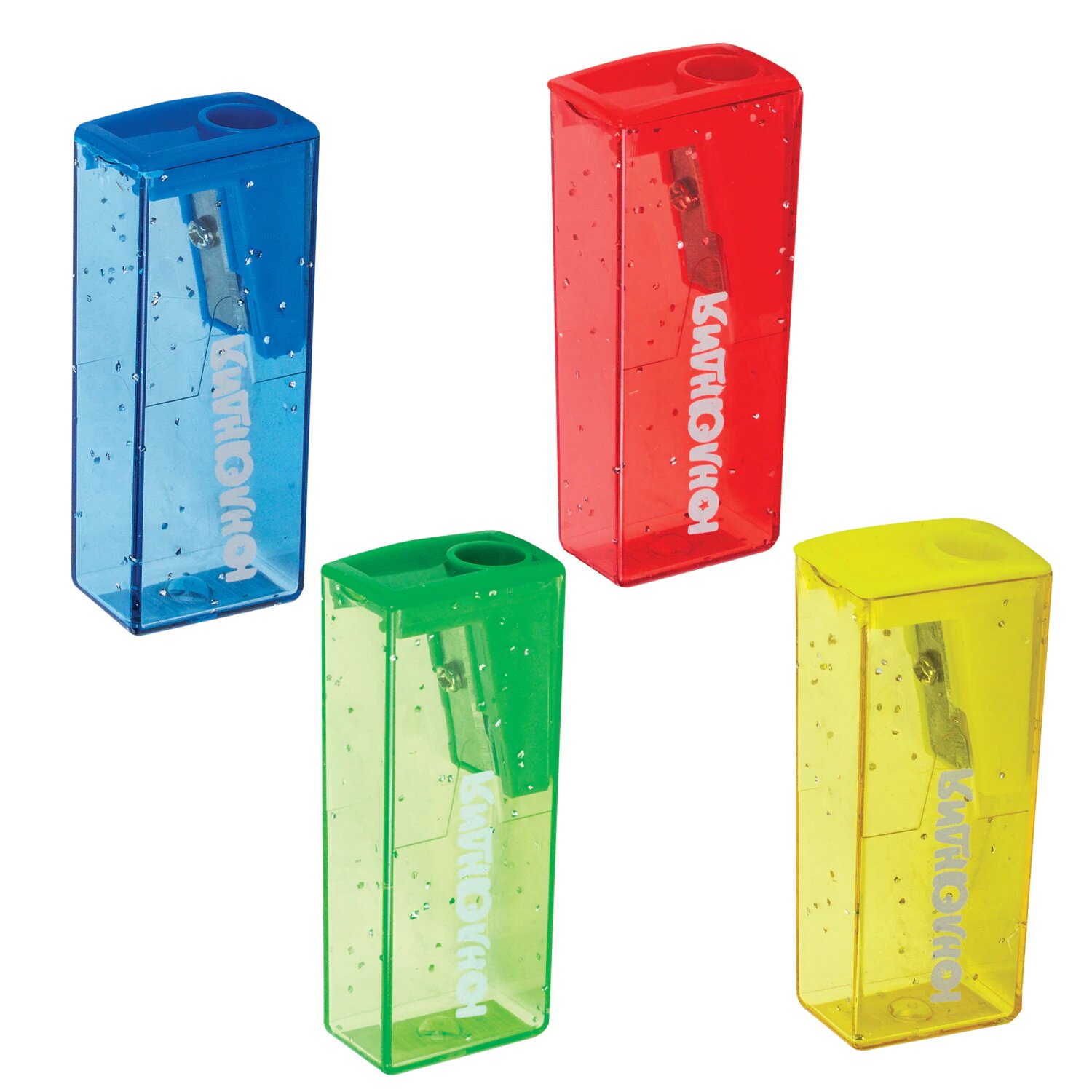 Точилка юнландия "Космо", с контейнером, пластиковая, корпус ассорти, 228452, 24шт.