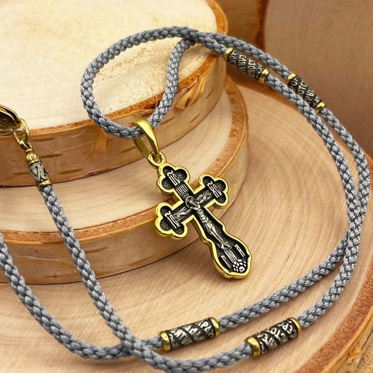 Комплект украшений, серебро, 925 проба, золочение, оксидирование, чернение