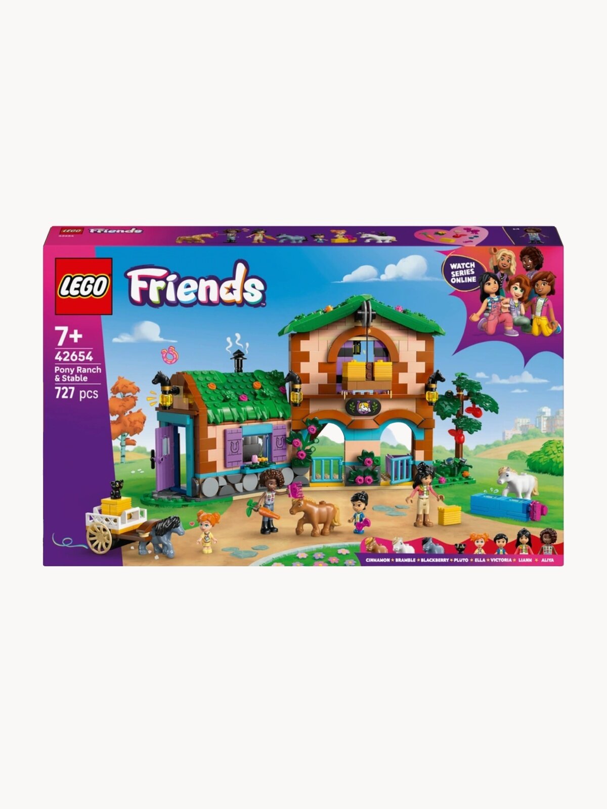 Конструктор LEGO FRIENDS 42654 Ранчо и конюшня для пони, 727 деталей