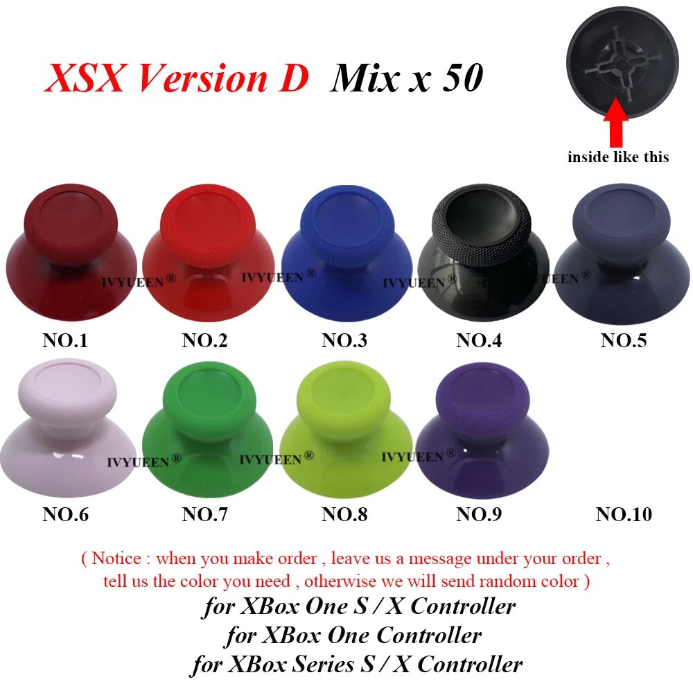 Сменные джойстики IVYUEEN Xbox One Series X S, Version D Mix