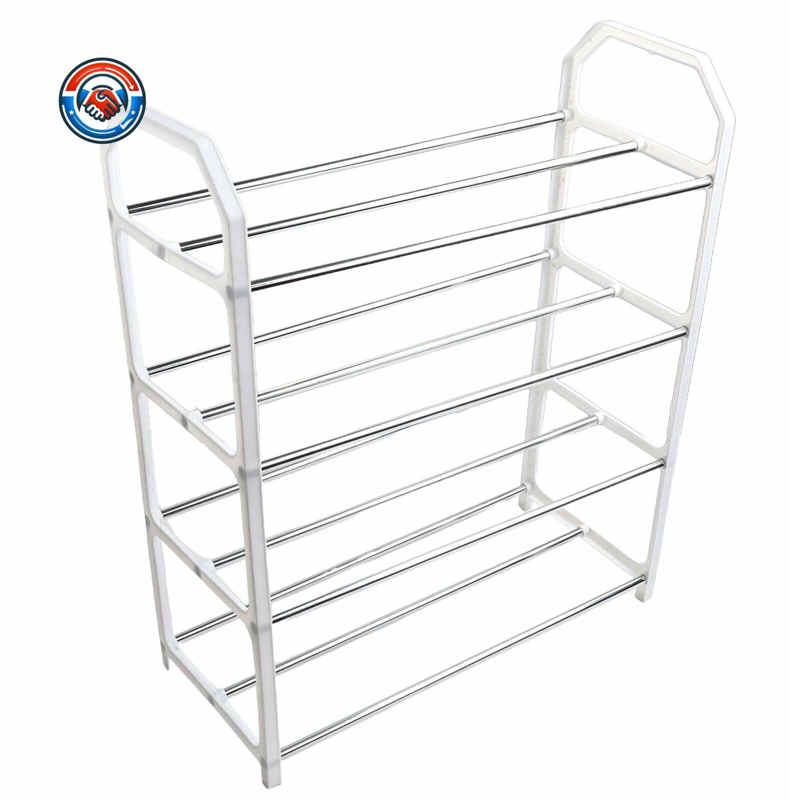 Компактная металлическая полка для обуви, узкий вертикальный шкаф-стеллаж на несколько уровней, угловая органайзер-система для прихожей, спальни, гардеробной, лёгкая сборка, чёрный, белый, розовый