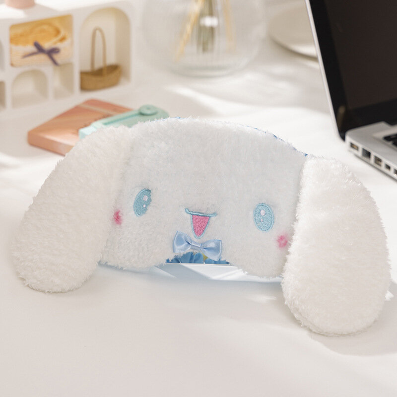 Милая мультяшная маска для сна, согревающий компресс, светонепроницаемая маска для глаз для студентов и девушек, снимает усталость глаз, мягкая и дышащая защитная маска для глаз.