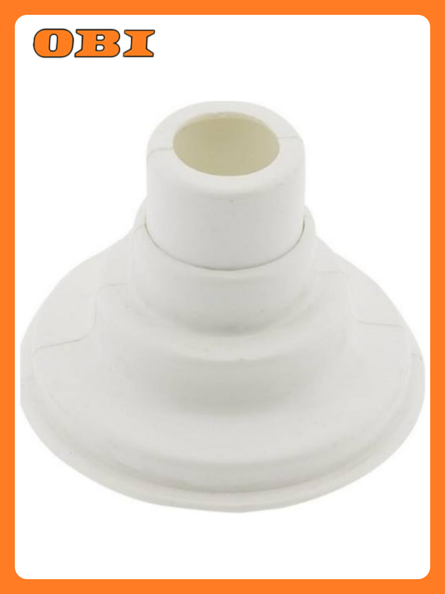 Декоративная накладка для труб отопления LEBENSART M1 латунь, пластик белая