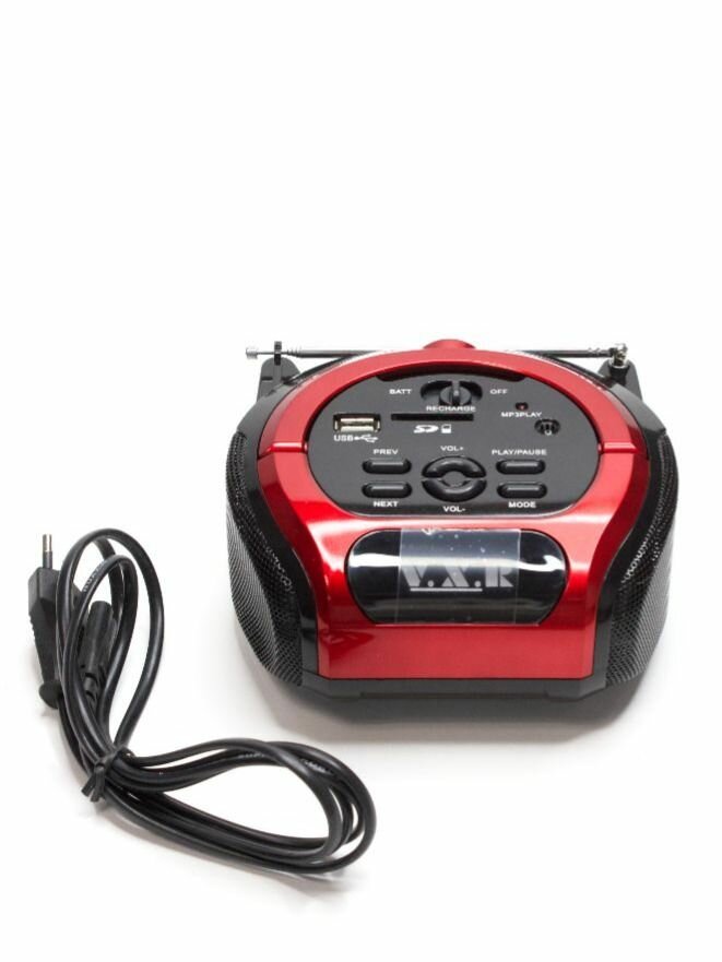 Радио Am/FM/Sw с 11 диапазонами, Bluetooth, записью на USB и SD, ЖК-дисплеем