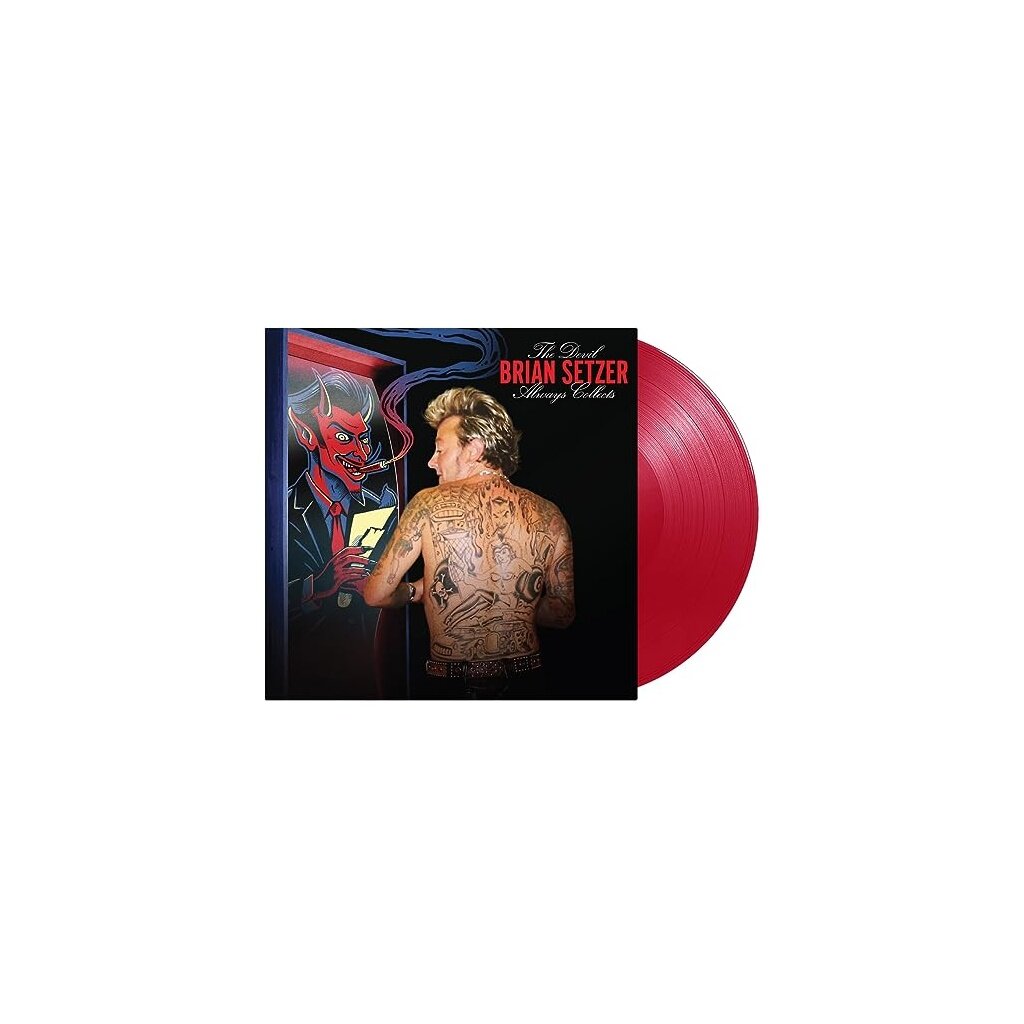 Виниловая пластинка Brian Setzer - The Devil Always Collects (Transparent Red Vinyl) (1 LP)