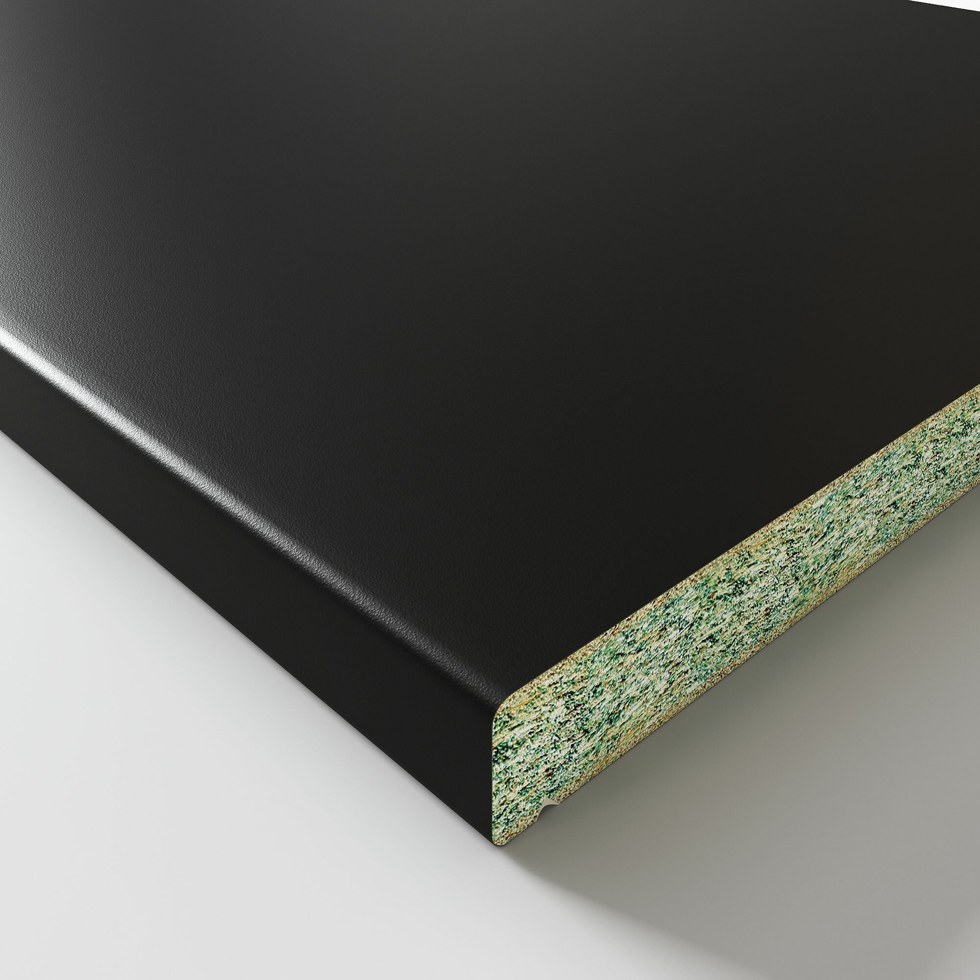 Столешница для кухни Black 1200х600 мм с постформингом, Slotex