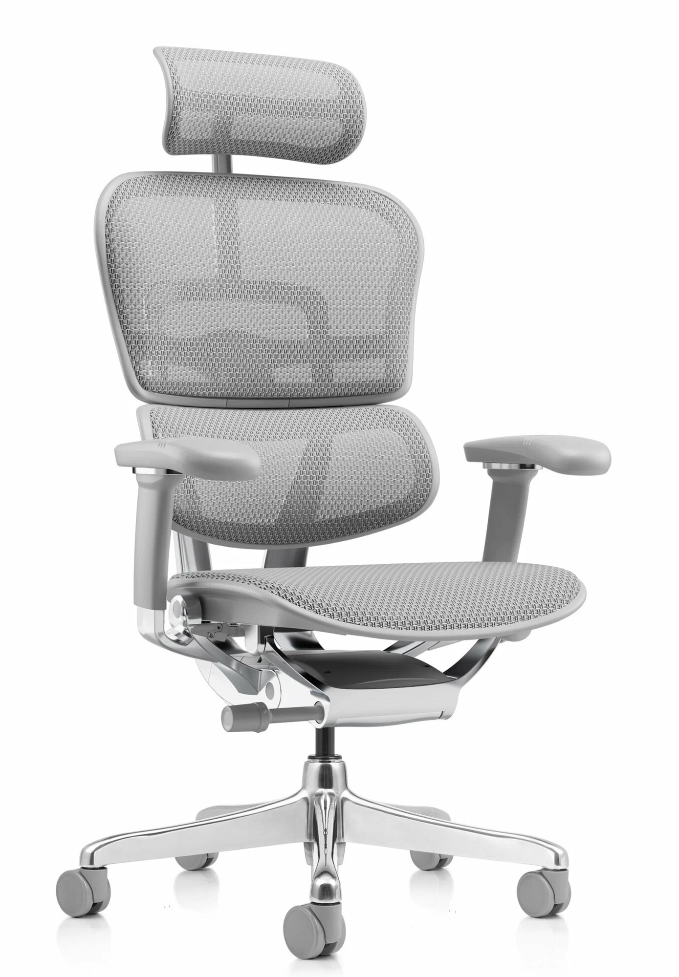 Кресло FALTO Ergohuman 2 ST Elite (натяжение сетки, SmartWork, наклон вперед, сетка, серый)