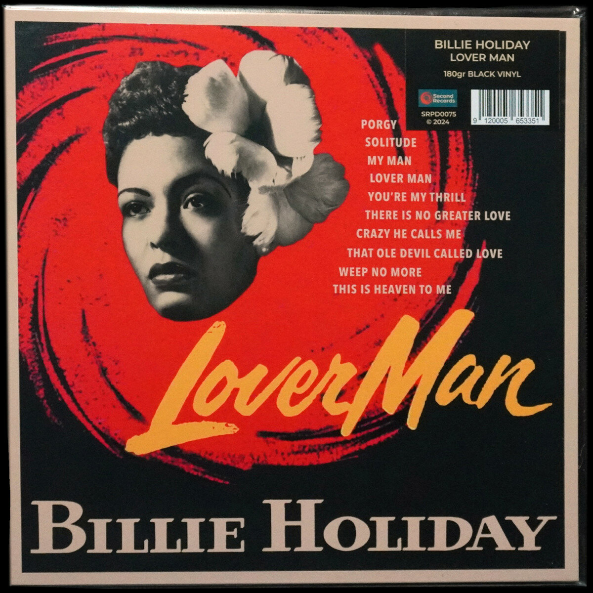 Виниловая пластинка Second Records Billie Holiday – Lover Man