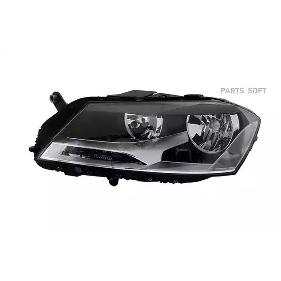 Фара основная левая (галоген) Passat VII (10-14) от официального дистрибьютора, VALEO, артикул 044501