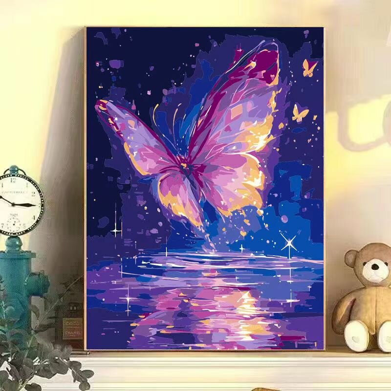 Картина по номерам / Благословение небожителей / холст на подрамнике,30х40 см Очень подходит для отделки стен，Это не готовый продукт, и вам нужно сделать его самостоятельно