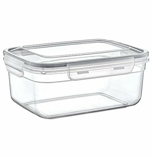 Контейнер 16,5 x 12 x 7 см пищевой с герметичной крышкой 800 мл EmHouse / 343700