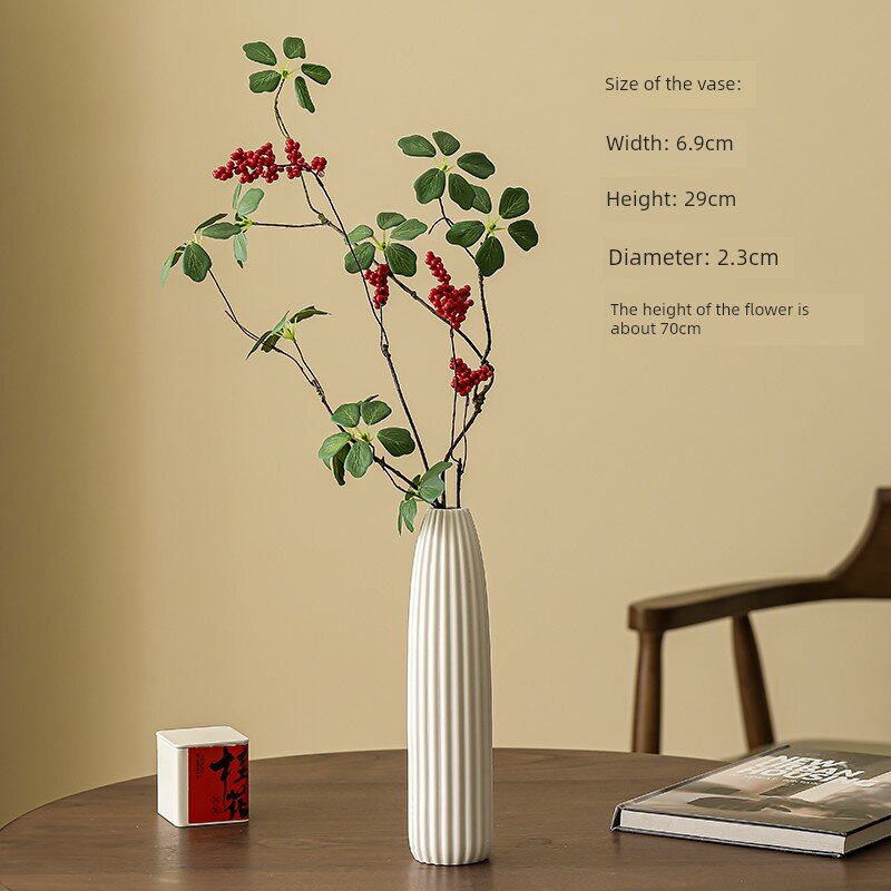 Керамическая ваза, декор в стиле дзен для дома, элитный декор для обеденного стола, тумбы под телевизор, прихожей,