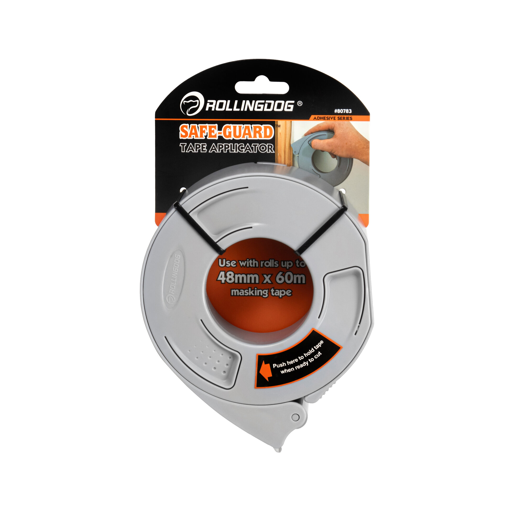 Диспенсер малярной ленты Rollingdog SAFE-GUARD 48мм*50м, серия Professional, арт.80783