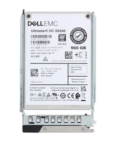 Жесткий диск Dell 0B42718 960Gb SAS 2,5" SSD