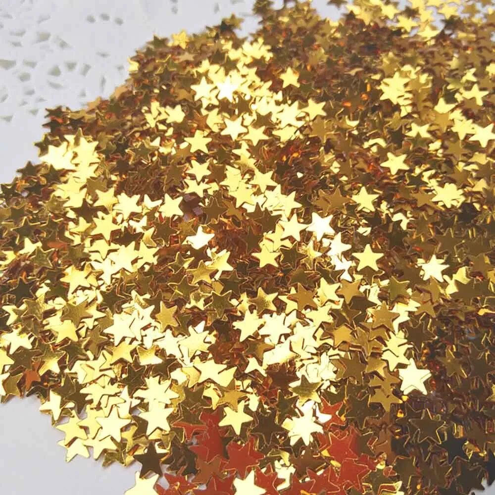 Конфетти золотой