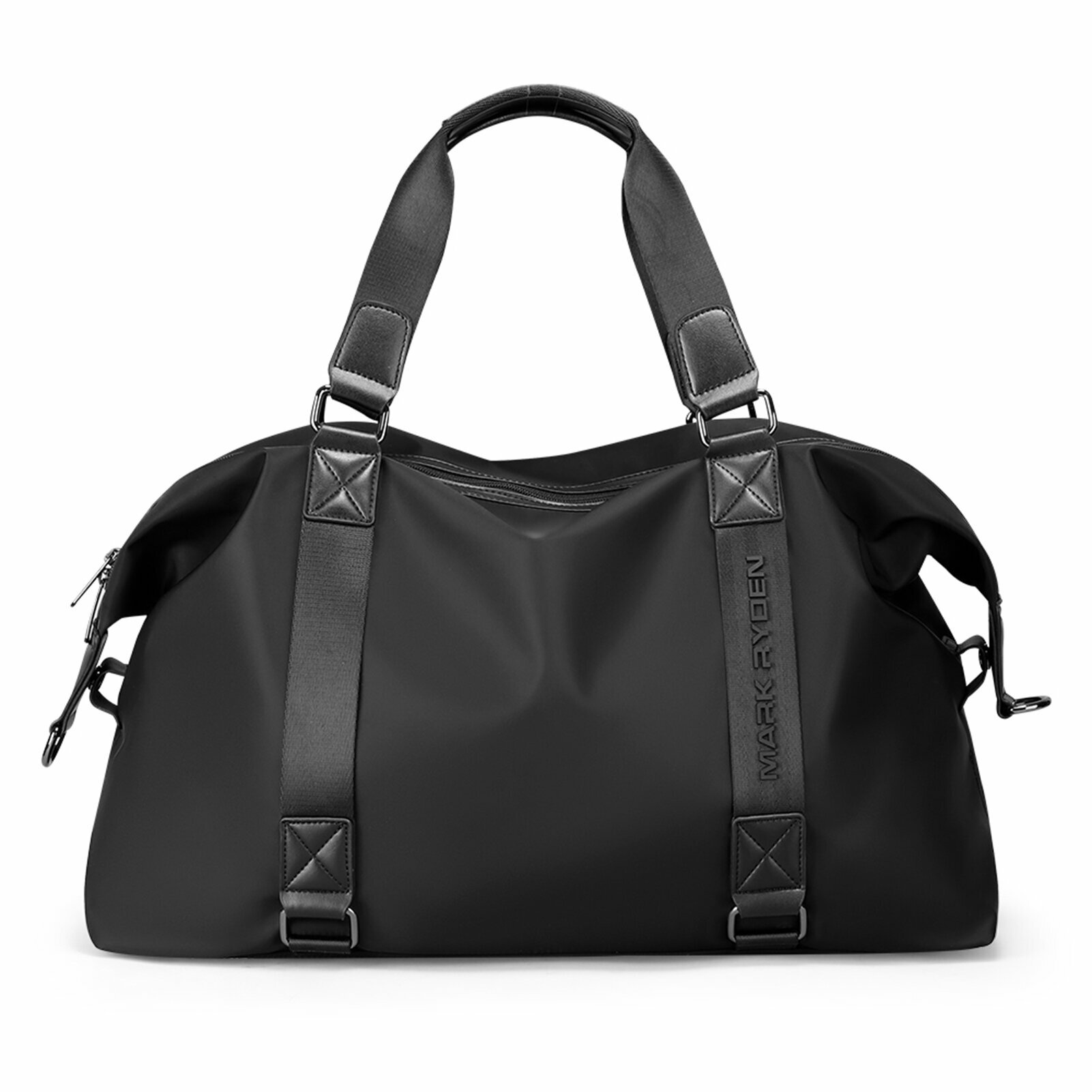 MARK RYDEN MR8066 Oxford Cloth Waterproof Fitness Pack Outdoor Sport Travel Large Capacity Luggage Pack Black Male Female Big Size 3 Shoulder Straps 20-35L Zipper Open-Close Moderate Soft Terylene Lining 750g 500*350*190mm 1 Piece