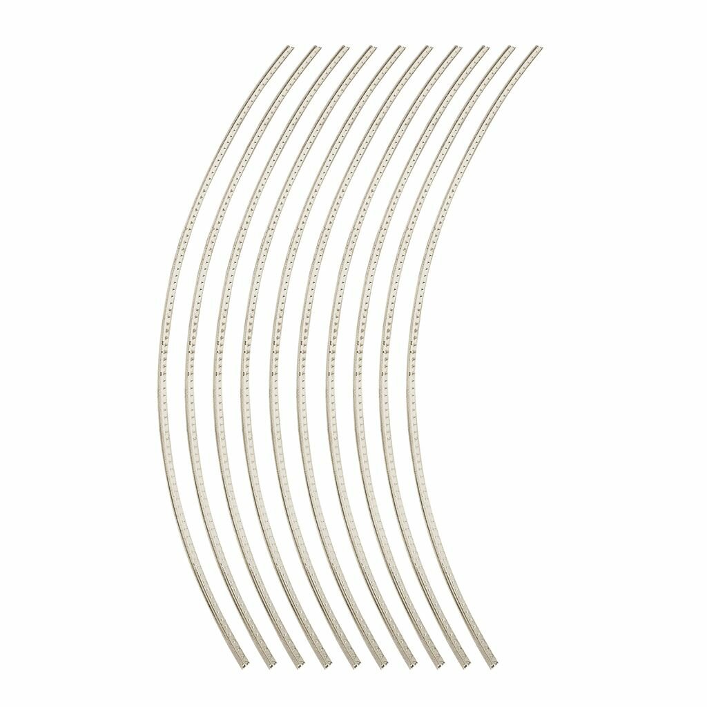 Аксессуар для струнных, Лады для гитары длиной 200 мм - 20 мм, белая медь, 10 штук