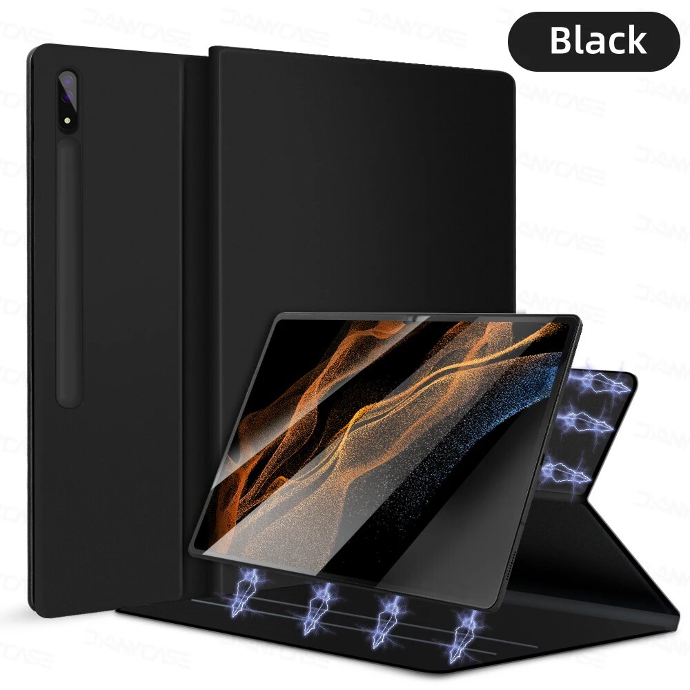 Кожаный магнитный чехол DANYCASE для Samsung Galaxy Tab S9 S8 Ultra S8 Plus S9 S8 S7 FE S7 Plus S7 S6 Lite S6 с подставкой для карандашей
