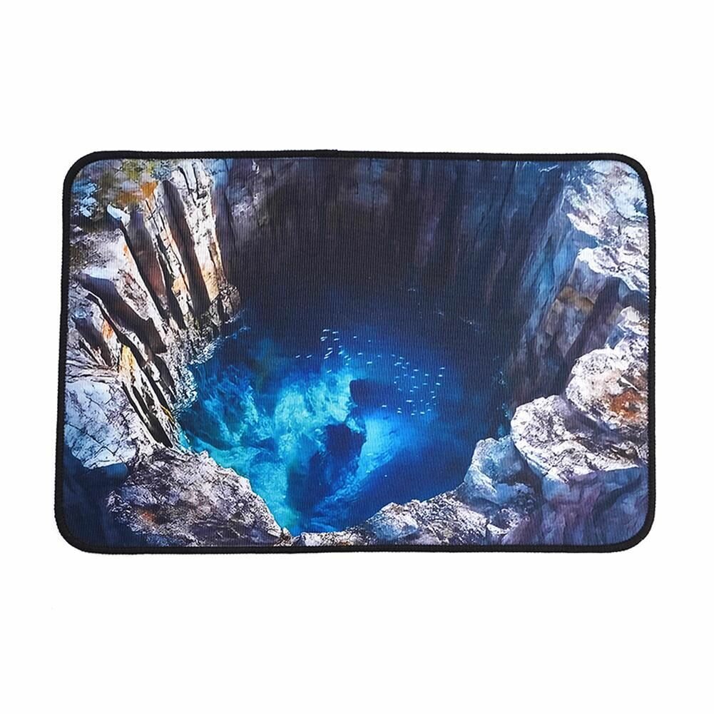 3D стерео коврики для пола, грязеотталкивающие, износостойкие, нескользящие коврики для ванной комнаты