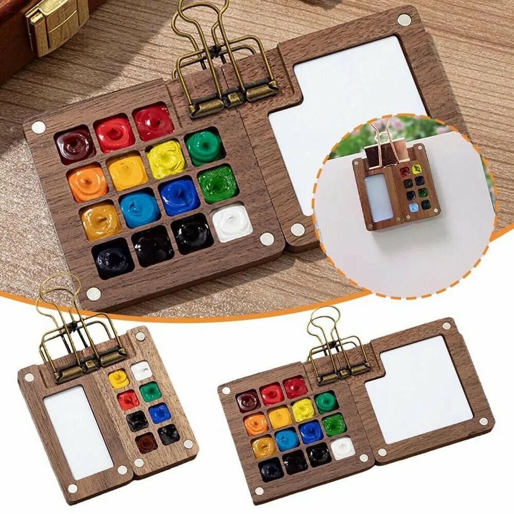 Красок Pocket Artist, дорожный набор Мини набор палитр акварельных красок (8 сеток)