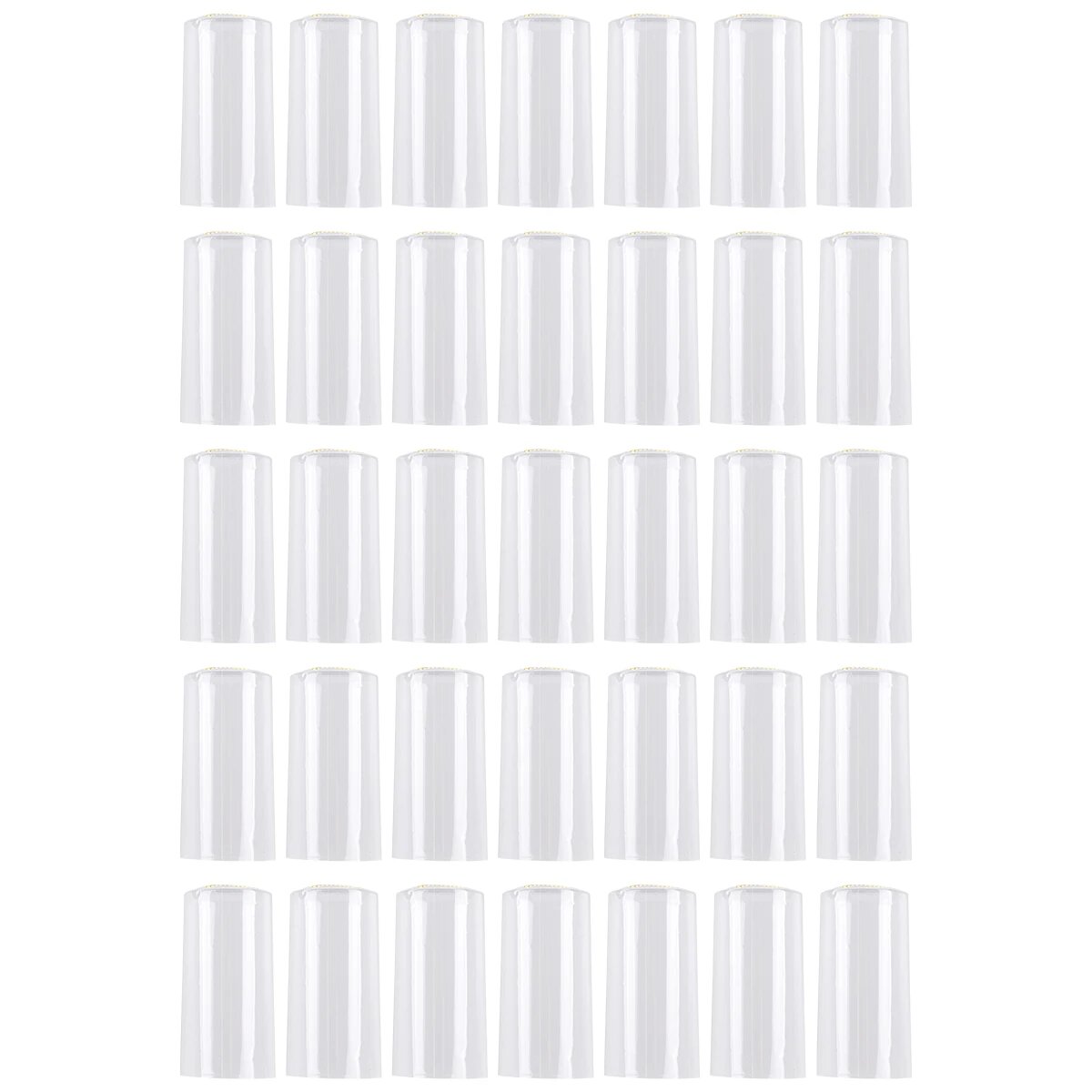 Колпачки для бутылок LUOEM, 100 шт, ПВХ Белый, Clear