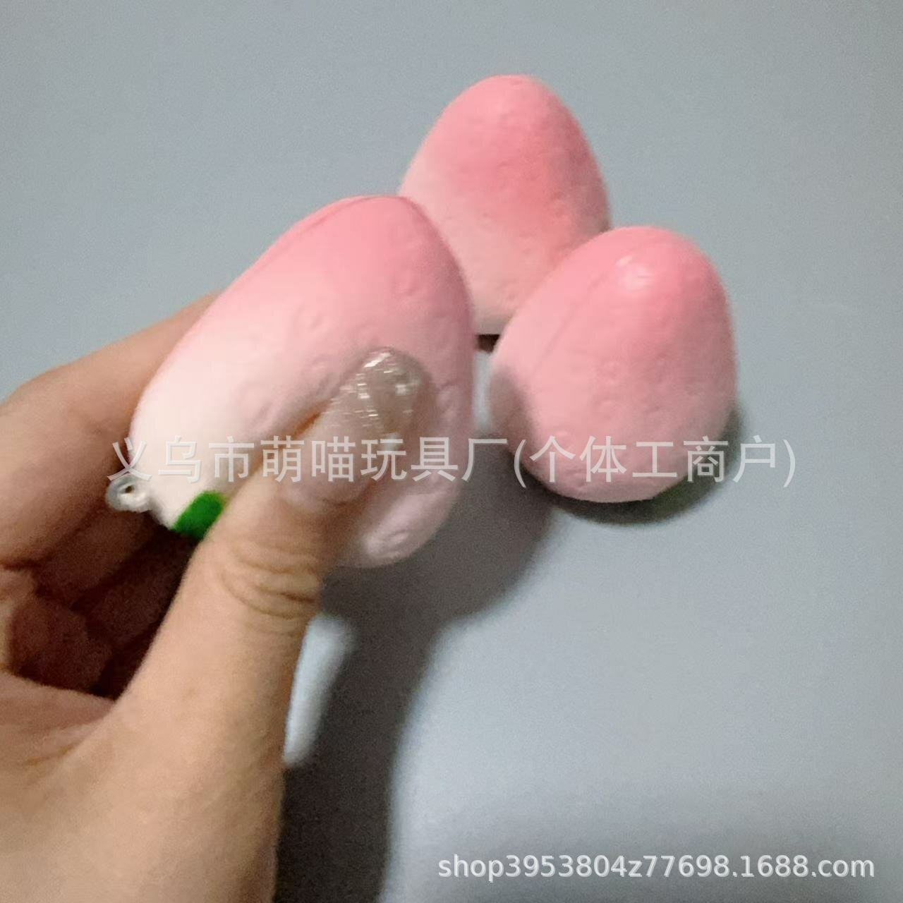 Имитация сосания фруктовыми пальцами, красивая игрушка для декомпрессии, игрушка для ощущения рук, медленный отскок,