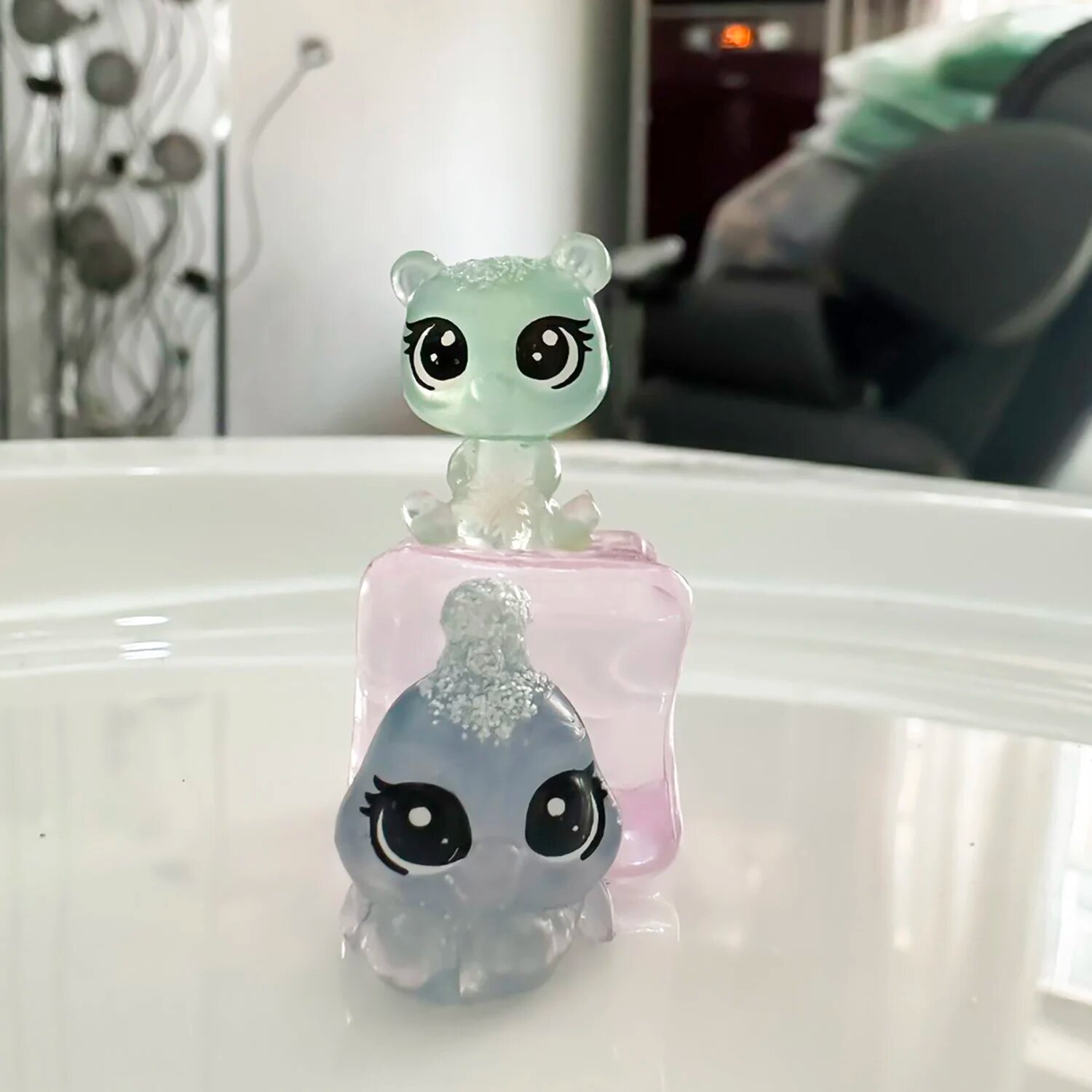 LPS DOGS Мини фигурки медведи прозрачные 2 шт.