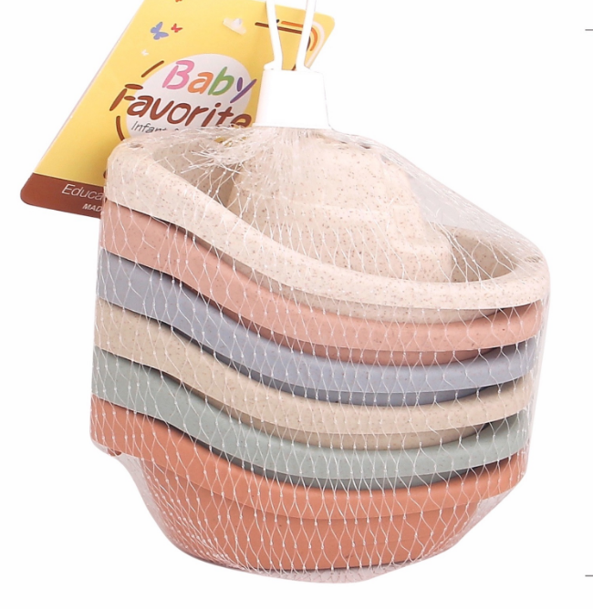 6pcs чулки кубок строительство набор плавающая лодка плавание детская ванна плавание воды весело соломы материал душ пляж песок часы игрушки игрушки для ванны (красочные)