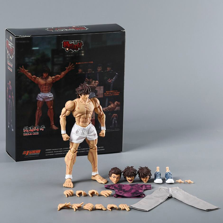 Фигурка Боец Баки Ханма / Hanma Baki 17cm