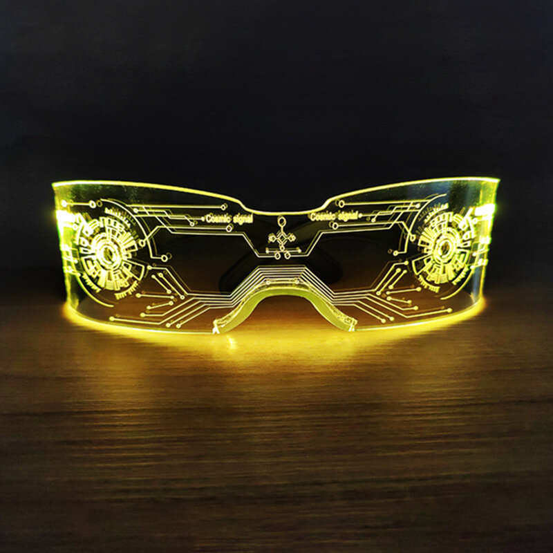 SG Горячие продажи LED светящиеся очки с новой технологией для танцевальных вечеринок, концертов, светящиеся аксессуары для поддержки