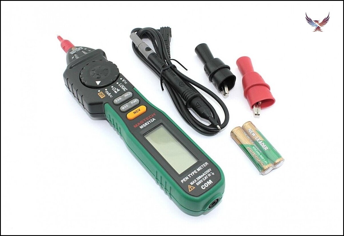 Мультиметр Mastech MS8212A CAT III, цифровой, фиксация измерения