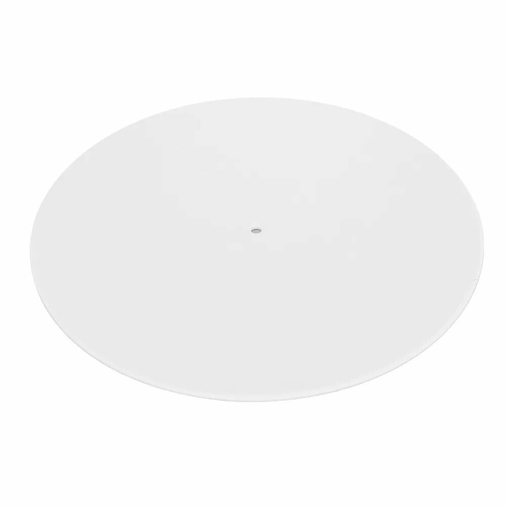 12-дюймовый акриловый коврик для проигрывателя пластинок, слипмат для пластинок, антистатический, пыле- и шумопоглощающий, белый, сменный