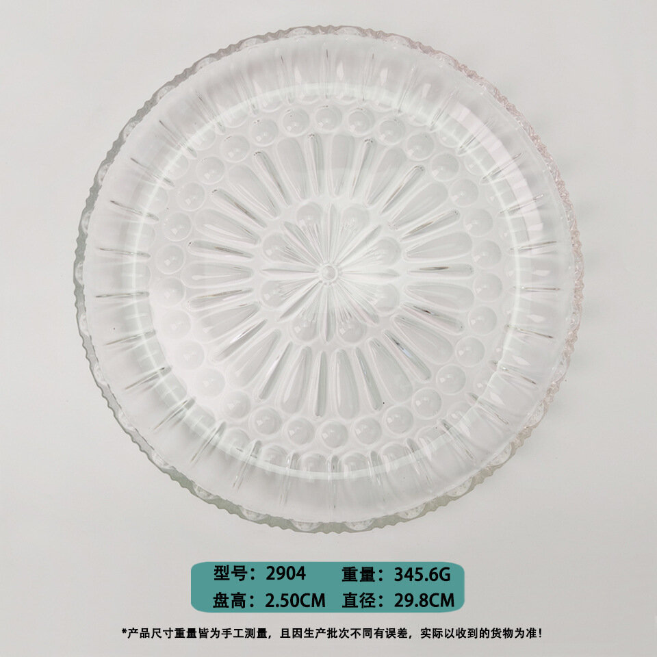 Акриловая тарелка с фруктами ПК большая тарелка с фруктами прозрачная тарелка с фруктами Снэк тарелка пластиковая