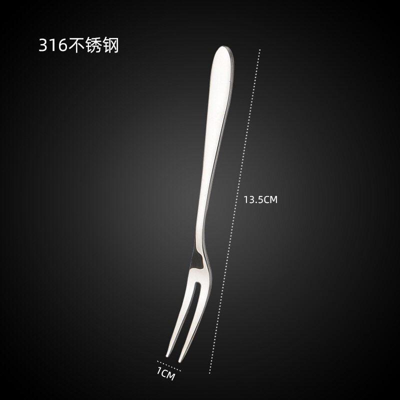 304 мини-вилка для фруктов Бытовая маленькая вилка из нержавеющей стали креативная Десертная Вилка Бытовая фруктовая